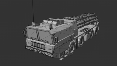 PHL-03型远程火箭炮PHL03江山重工火箭弹PHL-16模型-装甲车／坦克模型库-Blender(.blend)模型下载-cg模型网