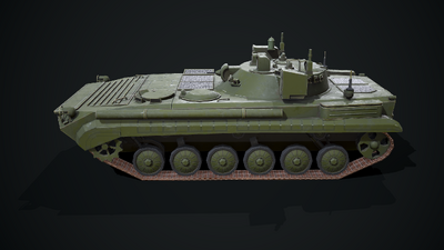PRP-4A Argus阿格斯装甲侦察车BMP-1俄罗斯陆军模型-装甲车／坦克模型库-Blender(.blend)模型下载-cg模型网