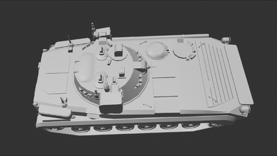 PRP-4A Argus阿格斯装甲侦察车BMP-1俄罗斯陆军模型-装甲车／坦克模型库-Blender(.blend)模型下载-cg模型网