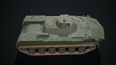 BTR-D 1V119模型-装甲车／坦克模型库-Blender(.blend)模型下载-cg模型网