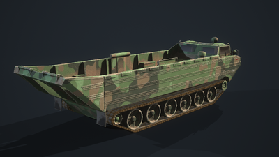 PTS-M两栖运输车PTSM K-61模型-装甲车／坦克模型库-Blender(.blend)模型下载-cg模型网