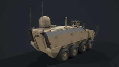 美国LAV700 LAV-700轮式步兵战车斯特赖克LAV3模型-装甲车／坦克模型库-Blender(.blend)模型下载-cg模型网