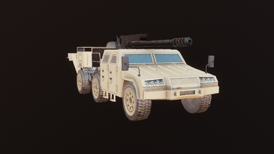 SH2型122毫米车载榴弹炮SH-2车载炮武装解放军部队模型-火炮器械模型库-Blender(.blend)模型下载-cg模型网