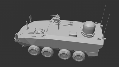 美国LAV700 LAV-700轮式步兵战车斯特赖克LAV3模型-装甲车／坦克模型库-Blender(.blend)模型下载-cg模型网
