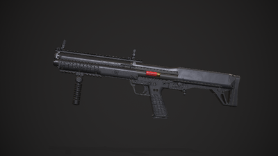 KGS霰弹枪Kel-Tec KSG散弹枪武器斗牛泵动式霰弹枪模型-枪械模型模型库-Blender(.blend)模型下载-cg模型网