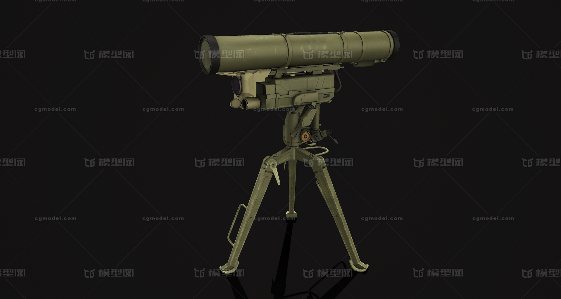 俄罗斯9M133反坦克导弹 AT-14模型-装甲车／坦克模型库-Blender(.blend)模型下载-cg模型网