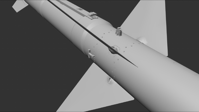 AGM-88 AGM88模型-火炮器械模型库-Blender(.blend)模型下载-cg模型网