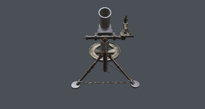 M224 60毫米轻型连队迫击炮系统LWCMS美军阿富汗炮弹模型-火炮器械模型库-Blender(.blend)模型下载-cg模型网