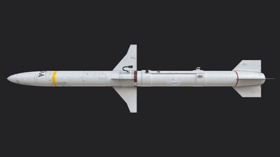 AGM-88 AGM88模型-火炮器械模型库-Blender(.blend)模型下载-cg模型网