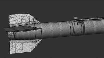 AGM-88 AGM88模型-火炮器械模型库-Blender(.blend)模型下载-cg模型网