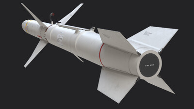 AGM-88 AGM88模型-火炮器械模型库-Blender(.blend)模型下载-cg模型网