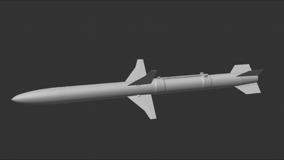 AGM-88 AGM88模型-火炮器械模型库-Blender(.blend)模型下载-cg模型网