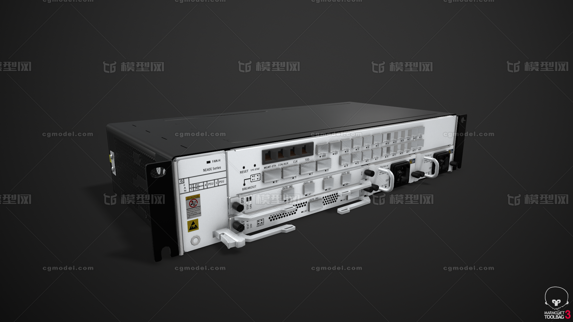 NE40E-M2K-B 路由器模型-电脑设备模型库-Maya(.ma/.mb)模型下载-cg模型网