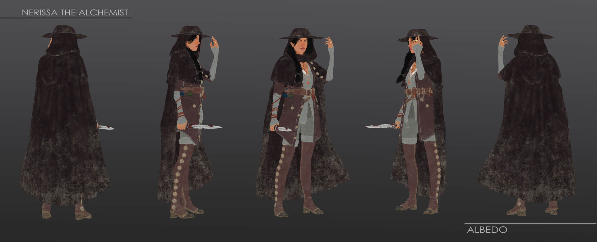 Nerissa The Alchemist模型 - 角色/人物/生物 - 作品模型 - CG模型网