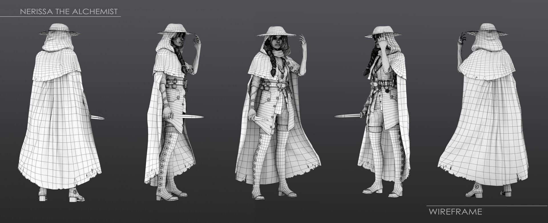 Nerissa The Alchemist模型 - 角色/人物/生物 - 作品模型 - CG模型网