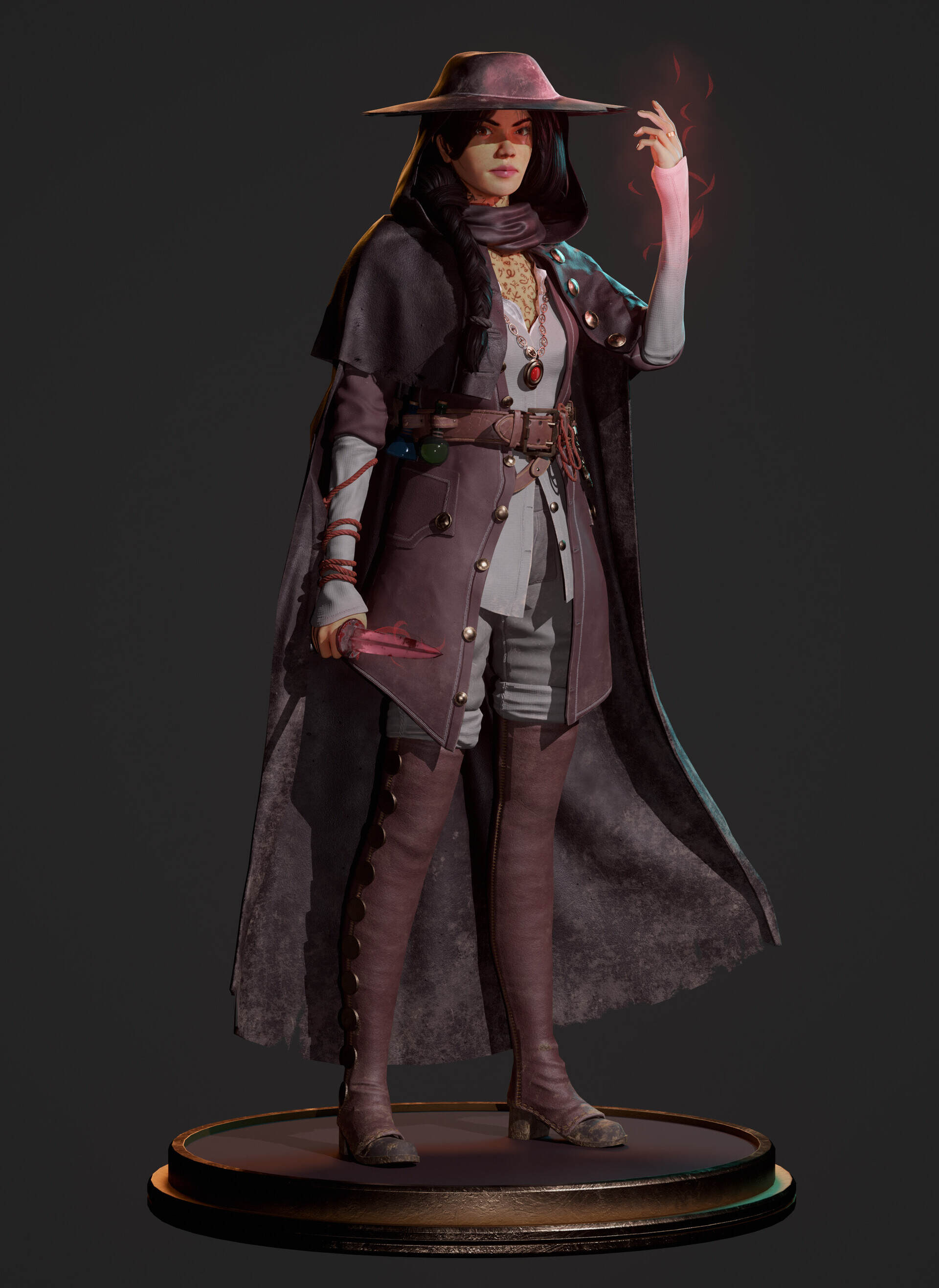 Nerissa The Alchemist模型 - 角色/人物/生物 - 作品模型 - CG模型网