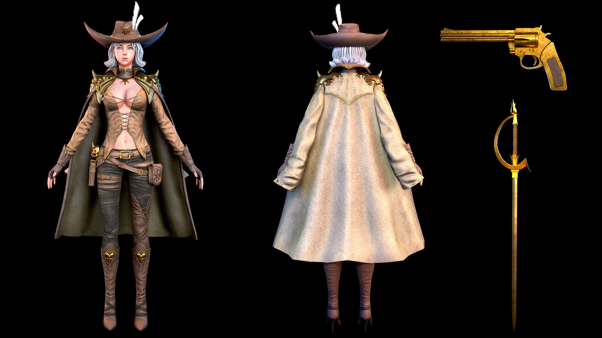 Death Cowboy模型 - 角色/人物/生物 - 作品模型 - CG模型网