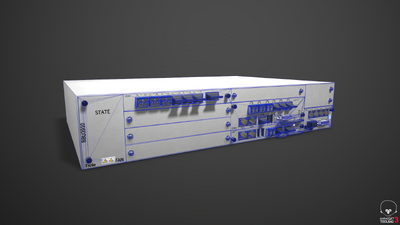 BBU 室内基带处理单元模型-电脑设备模型库-Maya(.ma/.mb)模型下载-cg模型网