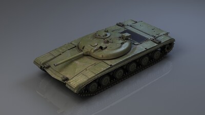 苏联“775工程”导弹坦克（PBR）模型-装甲车／坦克模型库-3ds Max(.max)模型下载-cg模型网
