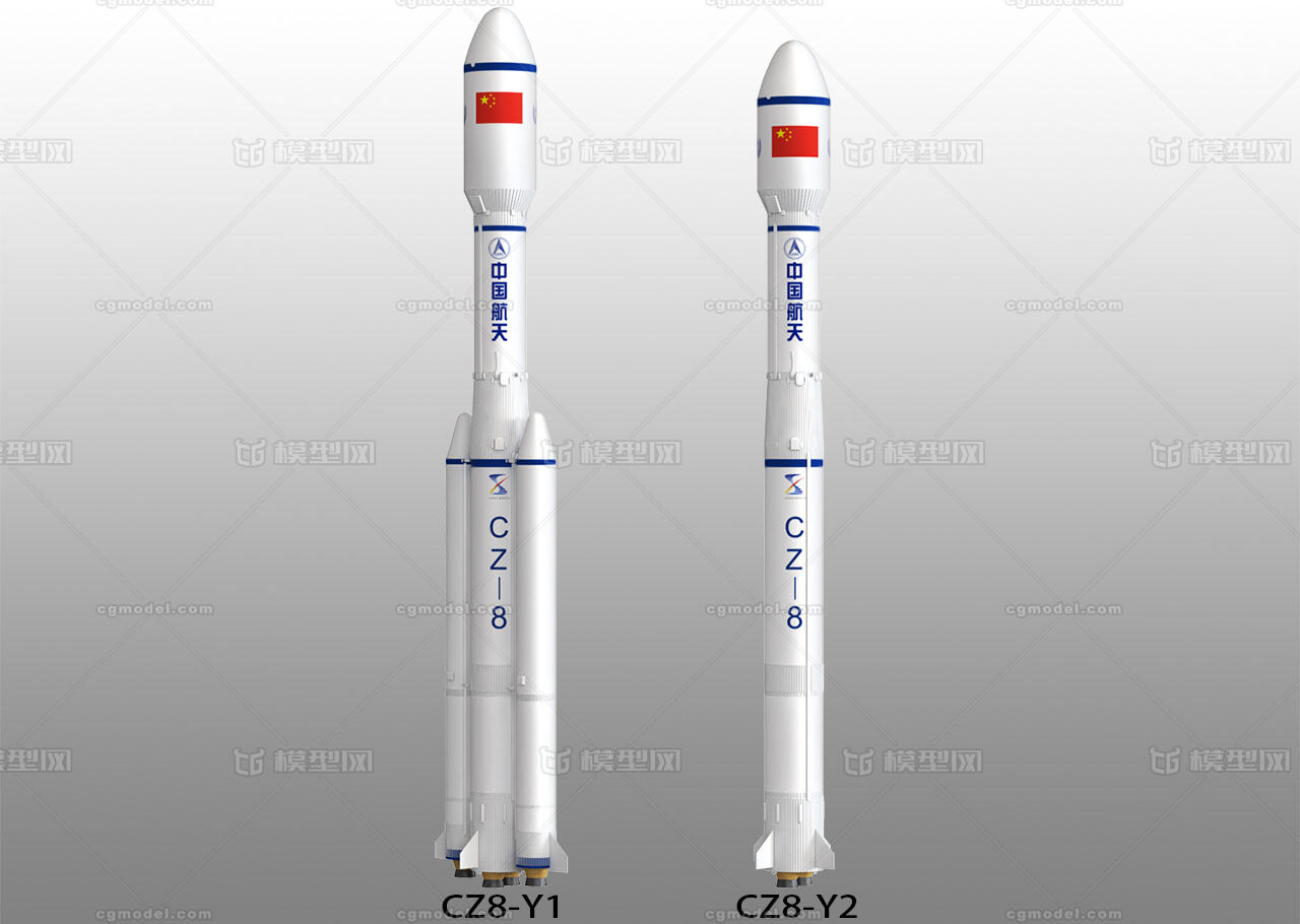 长征八号 CZ-8模型-其他航天设施模型库-3ds Max(.max)模型下载-cg模型网