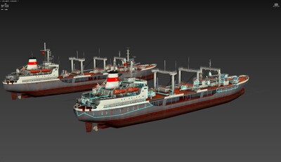苏联 1559V型模型-军舰模型库-3ds Max(.max)模型下载-cg模型网