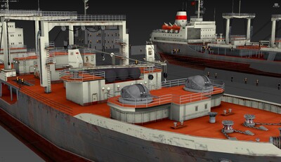 苏联 1559V型模型-军舰模型库-3ds Max(.max)模型下载-cg模型网