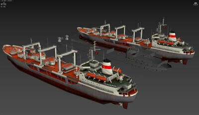 苏联 1559V型模型-军舰模型库-3ds Max(.max)模型下载-cg模型网