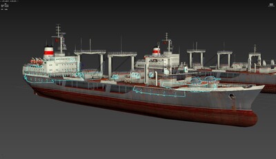 苏联 1559V型模型-军舰模型库-3ds Max(.max)模型下载-cg模型网