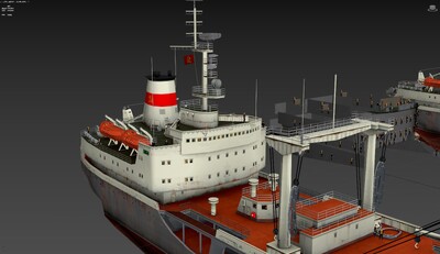 苏联 1559V型模型-军舰模型库-3ds Max(.max)模型下载-cg模型网