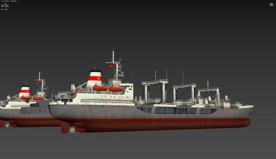 苏联 1559V型模型-军舰模型库-3ds Max(.max)模型下载-cg模型网