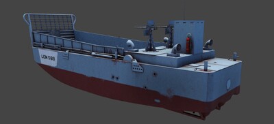 强行登陆海滩战争地形抢滩登陆 C728模型-现代场景模型库-3ds Max(.max)模型下载-cg模型网