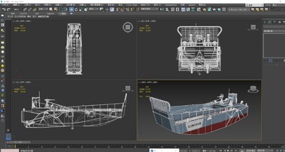 强行登陆海滩战争地形抢滩登陆 C728模型-现代场景模型库-3ds Max(.max)模型下载-cg模型网
