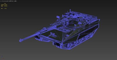 美国HSTV-L轻型坦克（PBR）模型-装甲车／坦克模型库-3ds Max(.max)模型下载-cg模型网