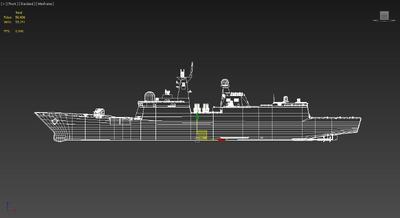 054A护卫舰模型-军舰模型库-3ds Max(.max)模型下载-cg模型网