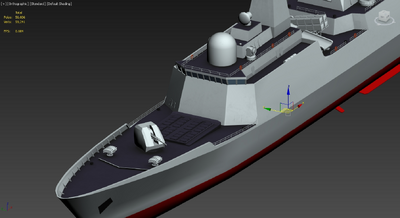 054A护卫舰模型-军舰模型库-3ds Max(.max)模型下载-cg模型网