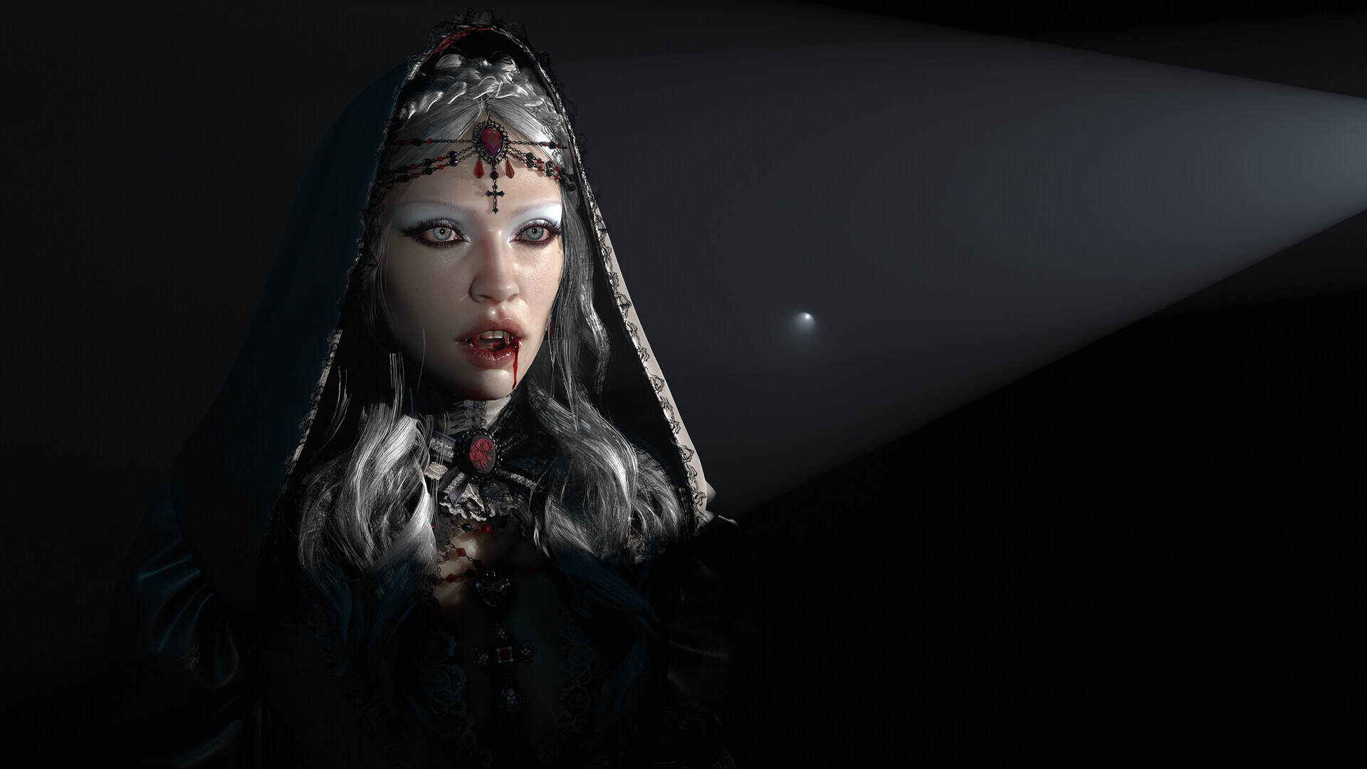 The Vampiress模型 - 角色/人物/生物 - 作品模型 - CG模型网