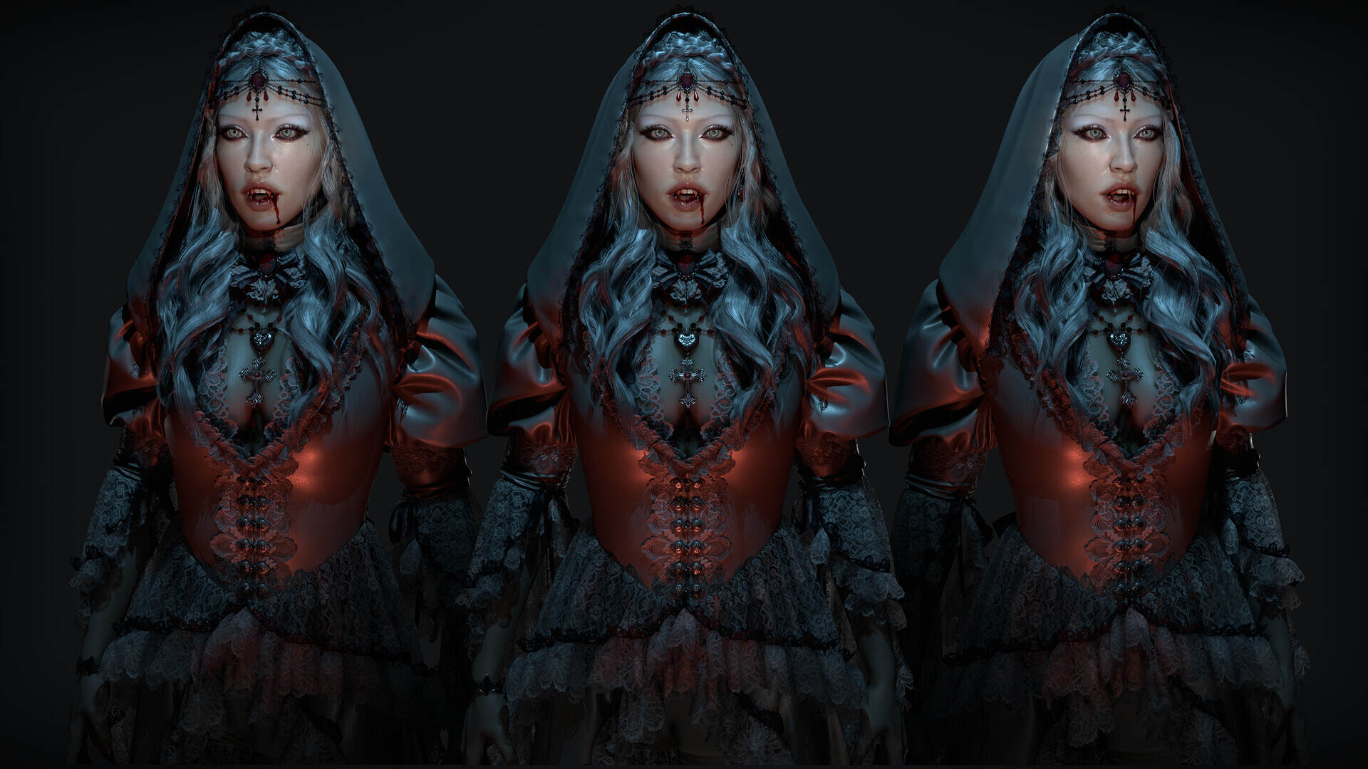 The Vampiress模型 - 角色/人物/生物 - 作品模型 - CG模型网