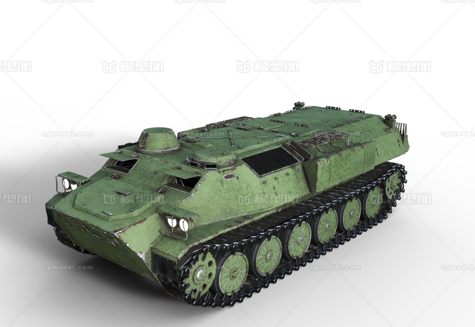 坦克 Tank模型-装甲车／坦克模型库-Blender(.blend)模型下载-cg模型网