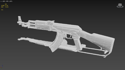 Type56自动步枪 枪械模型模型-枪械模型模型库-3ds Max(.max)模型下载-cg模型网