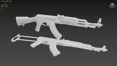 Type56自动步枪 枪械模型模型-枪械模型模型库-3ds Max(.max)模型下载-cg模型网