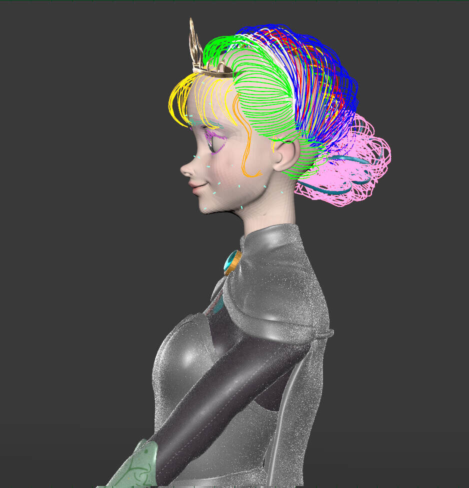 Frozen - Elsa模型 - 角色/人物/生物 - 作品模型 - CG模型网