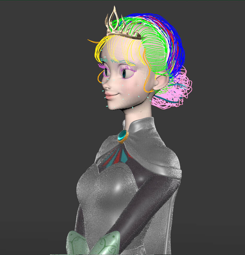 Frozen - Elsa模型 - 角色/人物/生物 - 作品模型 - CG模型网