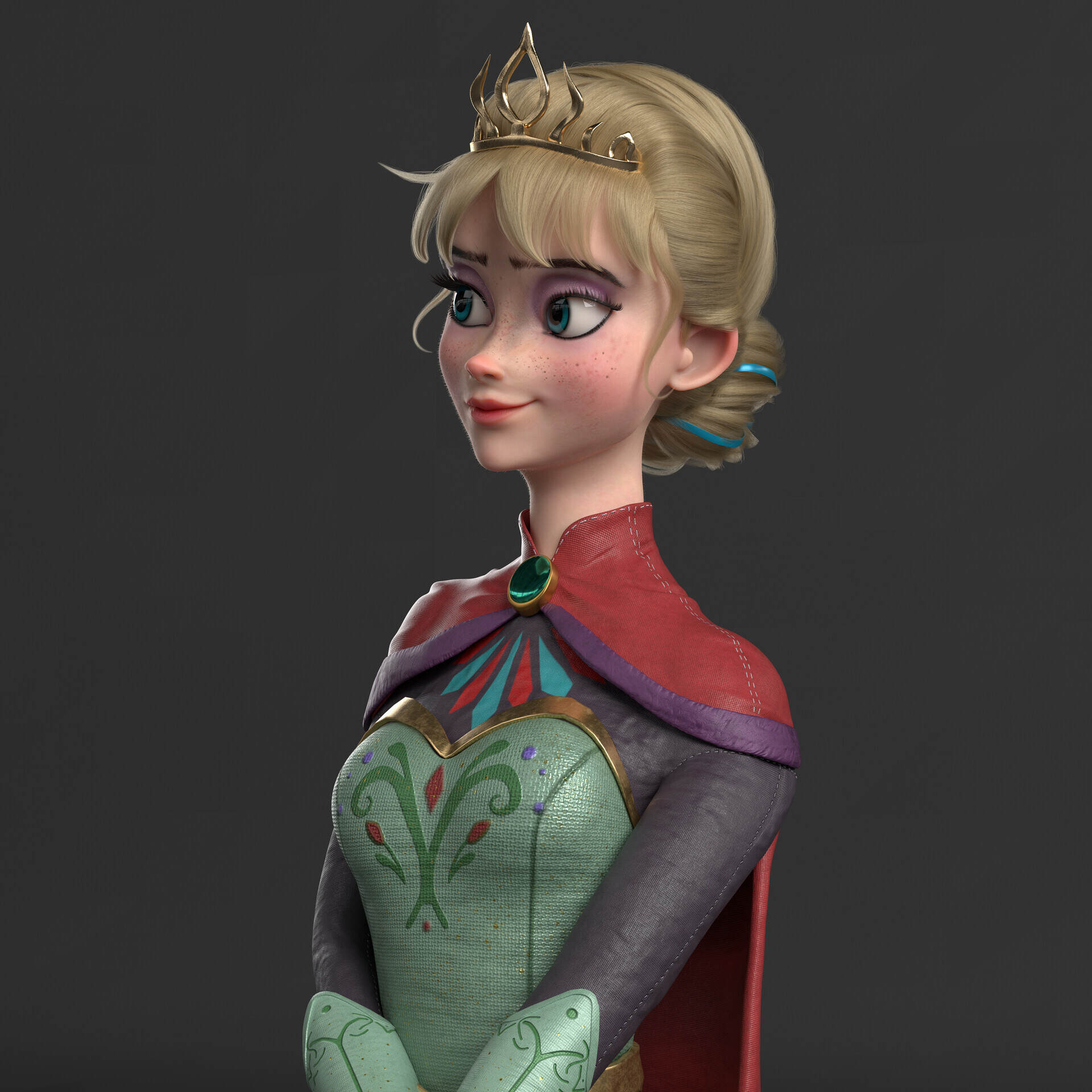 Frozen - Elsa模型 - 角色/人物/生物 - 作品模型 - CG模型网
