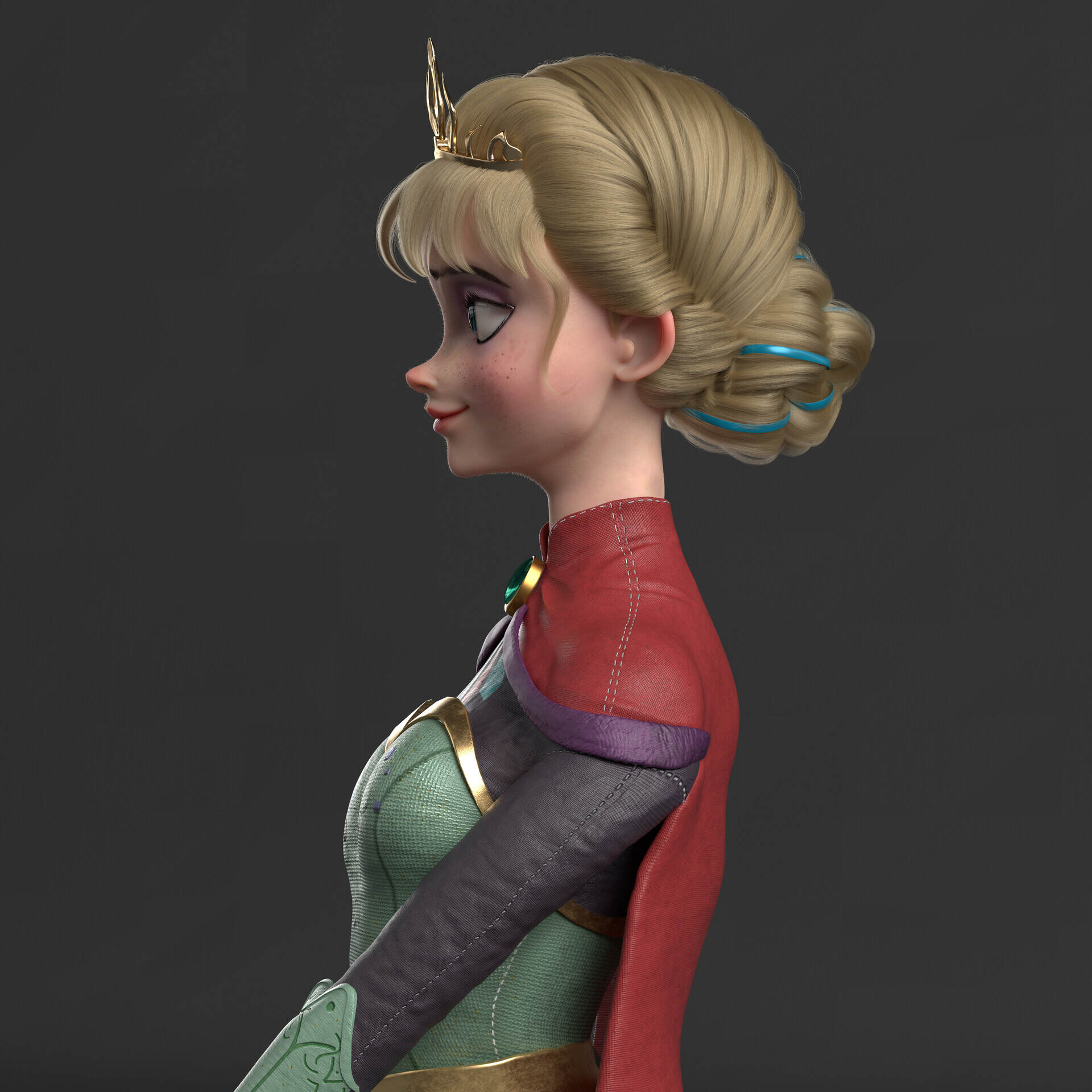 Frozen - Elsa模型 - 角色/人物/生物 - 作品模型 - CG模型网