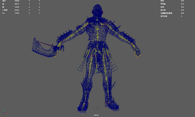 Undead destroyer-亡灵毁灭者模型-异形怪物模型库-Maya(.ma/.mb)模型下载-cg模型网