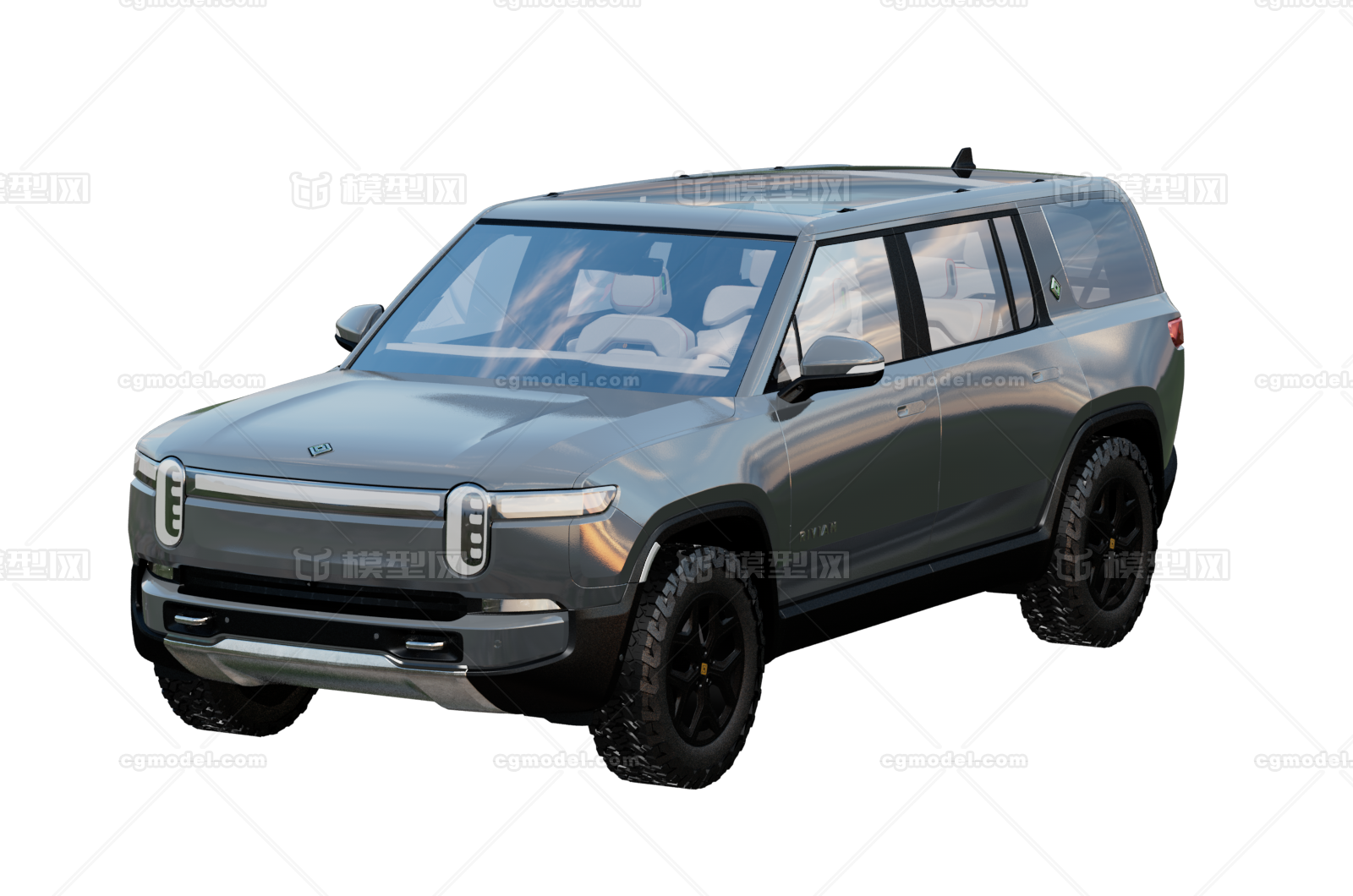 2024款Rivian R1S模型-越野车/SUV模型库-Cinema 4D(.c4d)模型下载-cg模型网