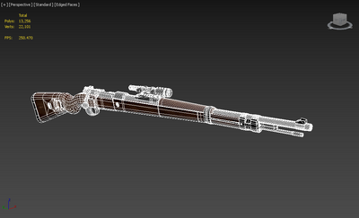 次世代写实98K狙击步枪模型模型-枪械模型模型库-3ds Max(.max)模型下载-cg模型网