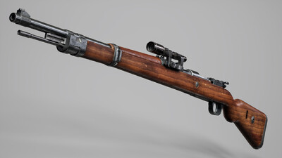 次世代写实98K狙击步枪模型模型-枪械模型模型库-3ds Max(.max)模型下载-cg模型网