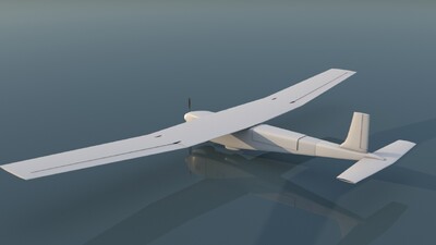 RQ-20美洲狮模型-无人机模型库-3ds Max(.max)模型下载-cg模型网