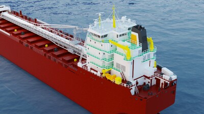 散货船 货运模型-货运船模型库-3ds Max(.max)模型下载-cg模型网